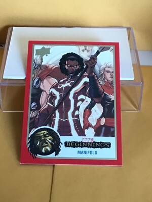 2022 UD Marvel Beginnings Base Red Border #160 Manifold Nice | eBay