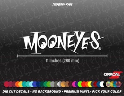 Moon eyes Vinyl Decal for Racing Muscle Cars JDM Hot Rod Vintage ...