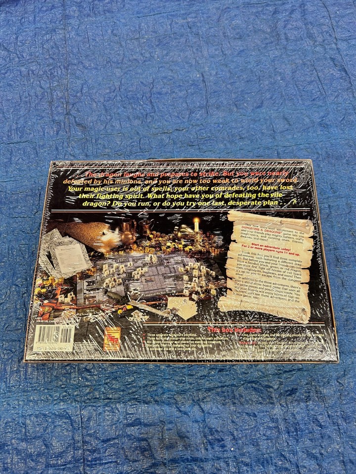 The Dragon's Den TSR D&D Dungeons & Dragons Board Game NEW/Factory ...
