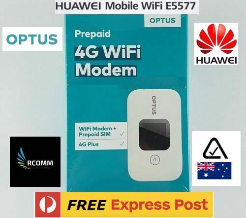 2020 OPTUS 4G LTE Huawei E5577 Portable WiFi Modem SEALED AU STOCK ...
