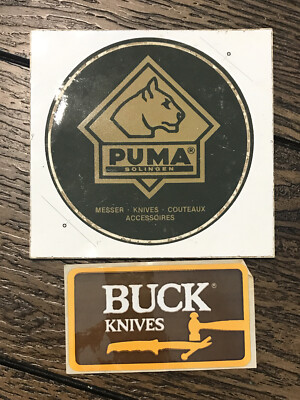 Buck Knives Sticker Puma Knives Accessories Sticker | eBay