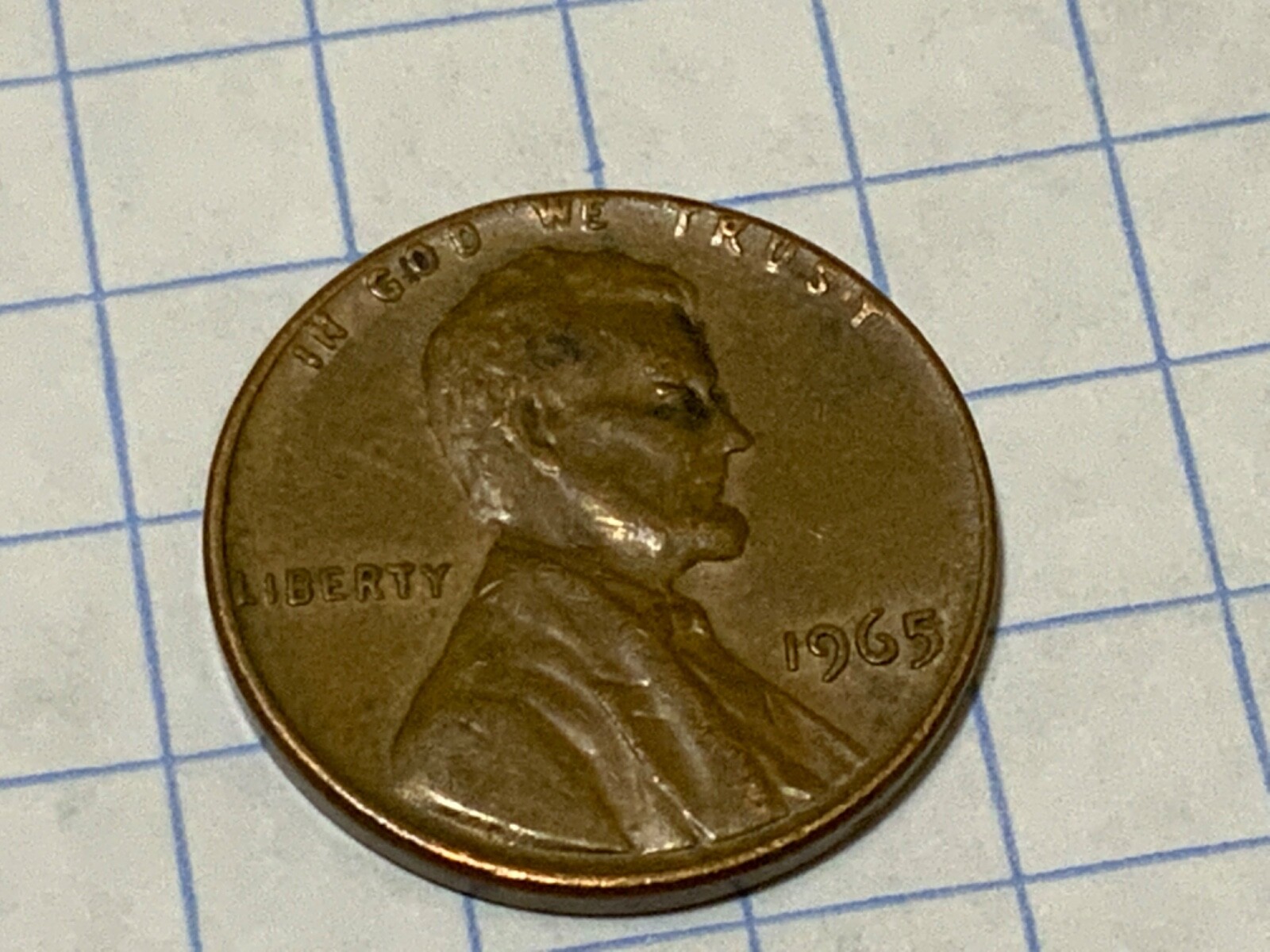 1965 Rare No Mint Mark Lincoln Penny | eBay