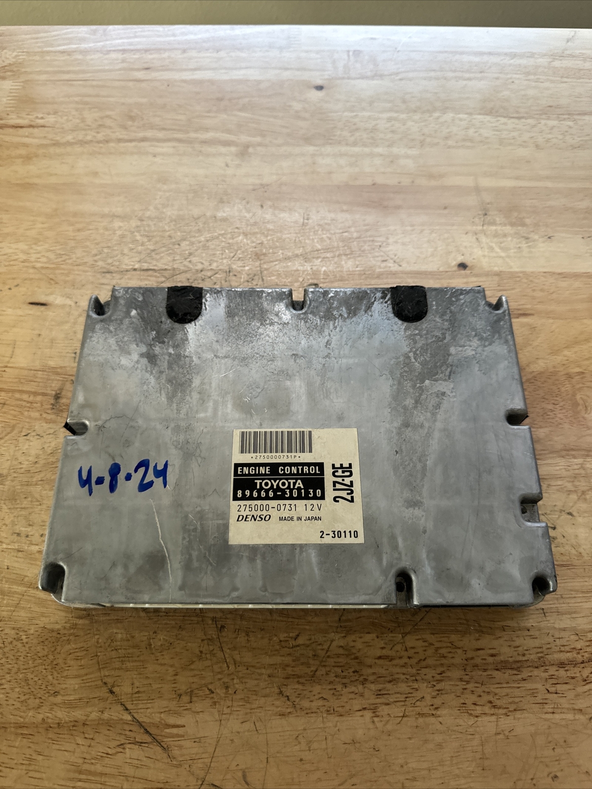 2001 01 LEXUS GS300 COMPUTER BRAIN ENGINE CONTROL ECU ECM EBX MODULE ...