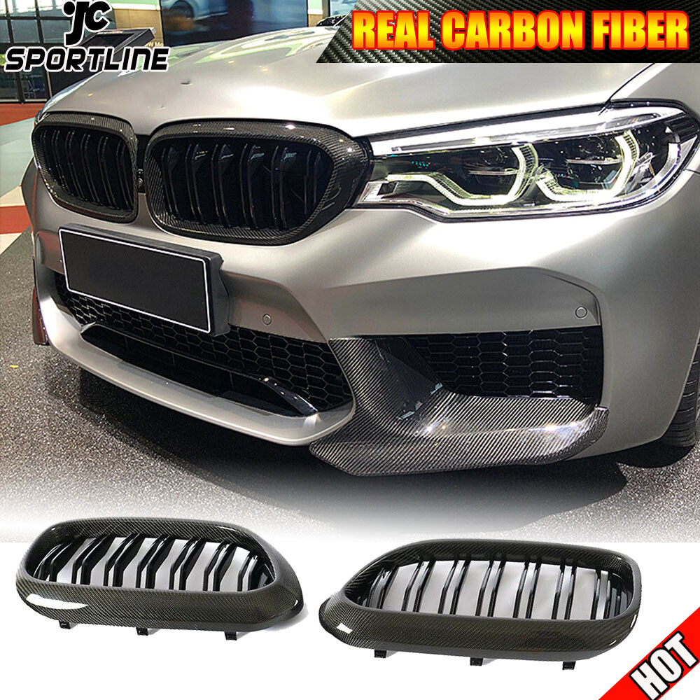 Fits BMW G30 G38 F90 M5 530i 540i Front Bumper Grille Grill Dual Line ...