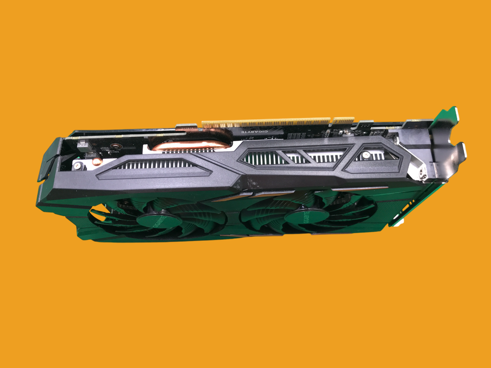 GIGABYTE Nvidia Geforce GTX 1050 Ti GV-N105TWF2OC-4GD, 4GB GDDR5, Cassé ...