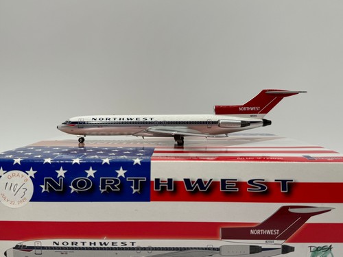 Inflight 1:200 Northwest Airlines Boeing 727-200 N251US Jet Red Tail ...