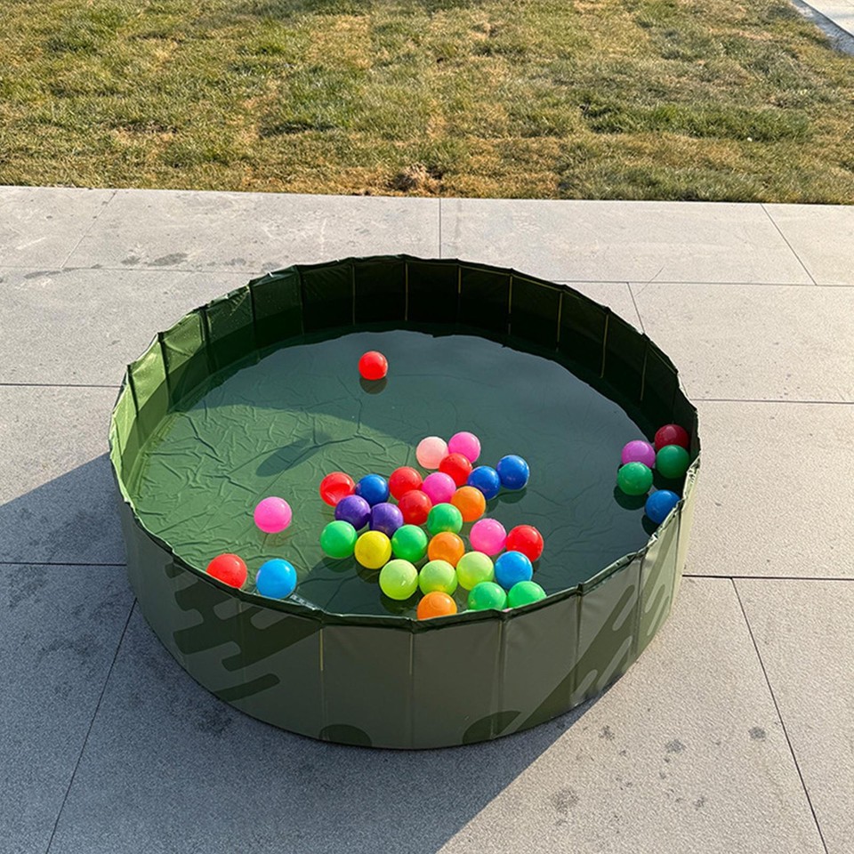 Foldable Dog Pool, Kiddie Pool Hard Plastic Pool For Kids,Swimming Pool ...