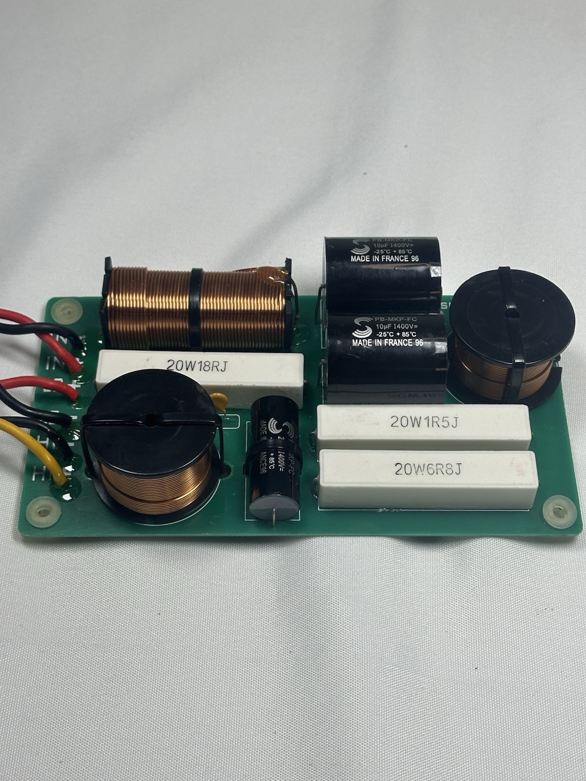 3 Way Passive Crossover for Line Array Boxes 450 Hz / 2100 Hz @ 8 ohms ...