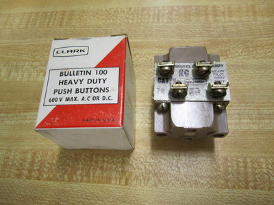 Clark PB Contact Block Panel Mount 600V AC/DC | eBay