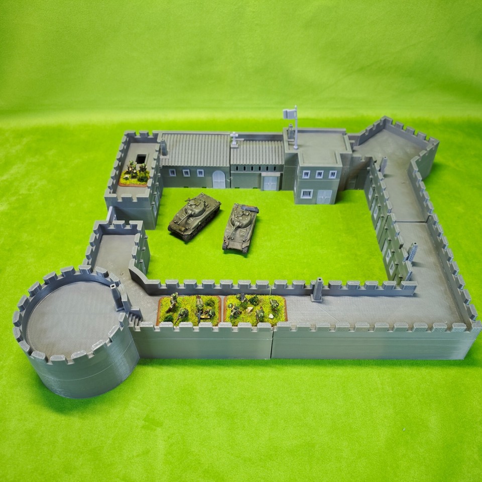 15mm Flames of War North African Desert Fort for WW2 Wargaming | eBay