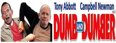 FUNNY TONY ABBOTT STICKER DUMB AND DUMBER ABBOTT AND CAMPBELL NEWMAN ...