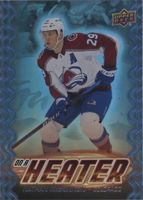 2024-25 Upper Deck Series 2 - On a Heater Nathan MacKinnon #OH-5 for ...
