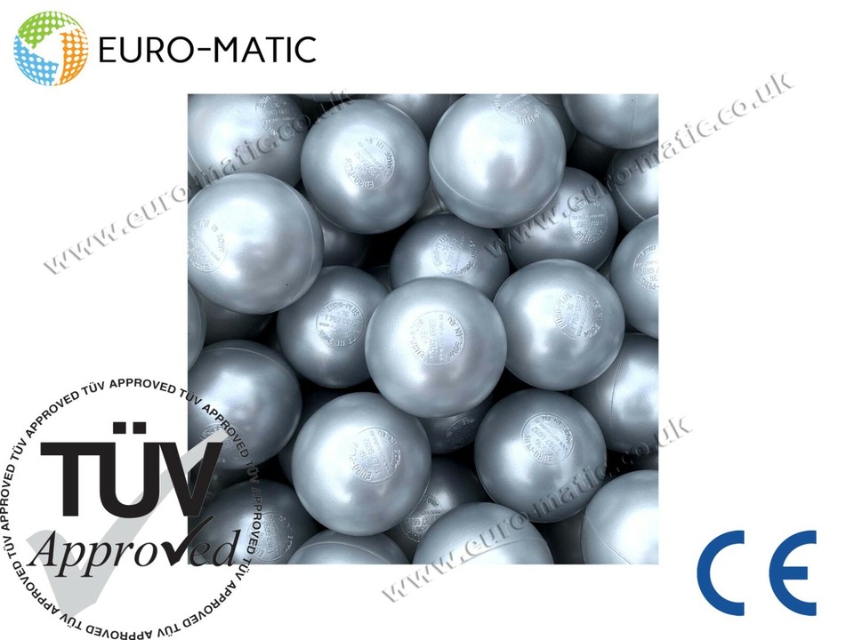 500 Euro-matic Soft Play Pen Pit Pool Balls COMMERCIAL GRADE 75mm *FREE ...