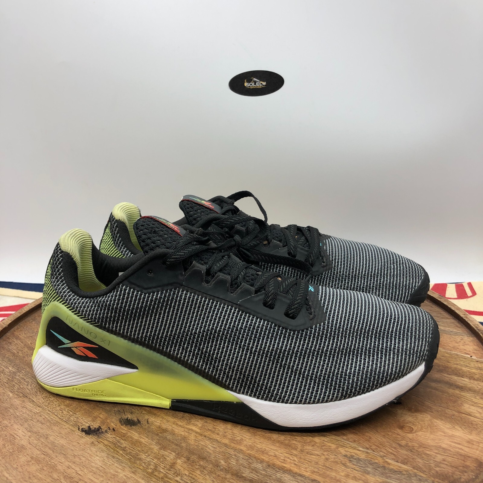 Reebok Women Nano X1 GRIT Black/Energy Glow/Digital G… - Gem