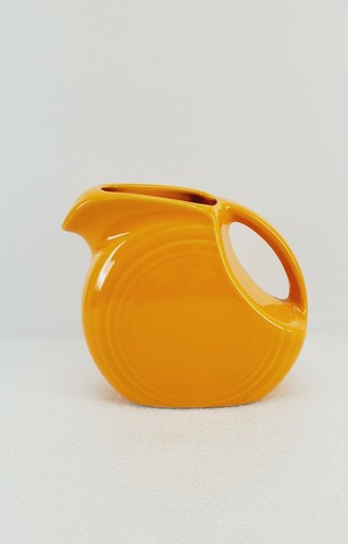 FIESTA 28 OZ. SMALL DISK DISC JUICE PITCHER butterscotch orange NEW | eBay