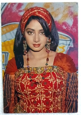 Bollywood India Actor Sreedevi Sridevi Rare Old Original Post card ...