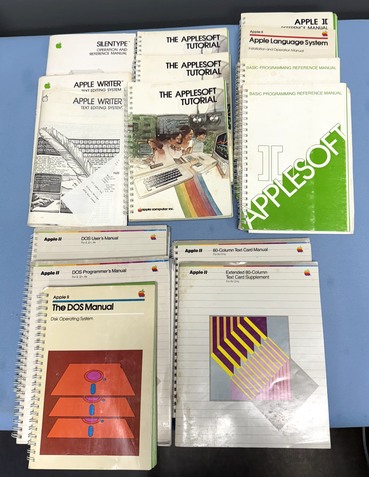 Vintage Apple II Plus Computer w/ Silentype Printer, Disk Drive ...