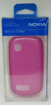 Original Nokia Asha 200 201 2010 CC-1034 Funda Case Pink | eBay