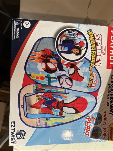 Marvel Spidey and his Amazing Friends Classic Hideaway Pop-Up Play Tent PLAYHUT | eBay