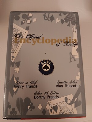 The Official Encyclopedia Of Bridge ACBL 5th Edition Hardcover Book | eBay