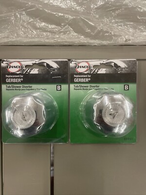 2 DANCO Multi Fit Metal Diverter Handle Chrome Finish - Gerber Faucet ...