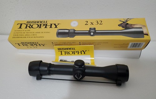 Bushnell Trophy 2x32 Handgun Scope Matte Black 73-0232 | eBay