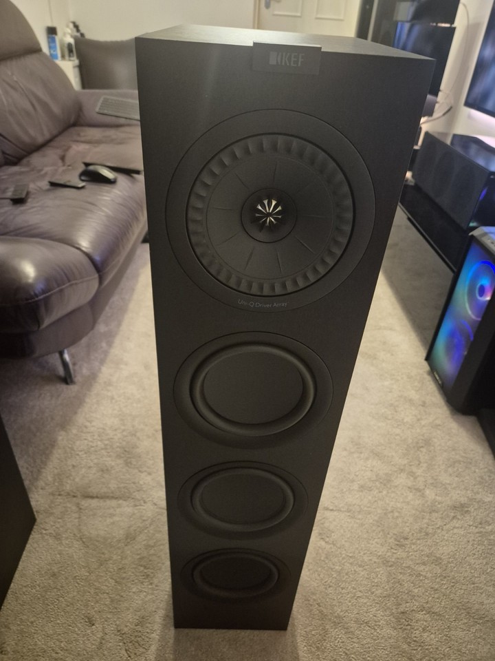 KEF Q750 Floorstanding Speakers Pair (Black) | eBay