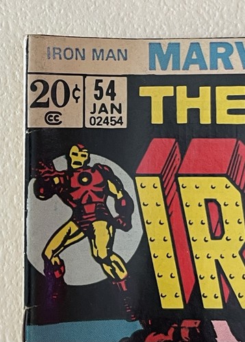 The Invincible Iron Man #54 ~ Ungraded ~ 1973 (January) Marvel Comics ...