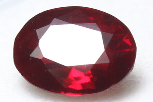 Natural Certified 4.50 Ct RARE Deep Blood Red Ruby Oval Unheated Loose ...