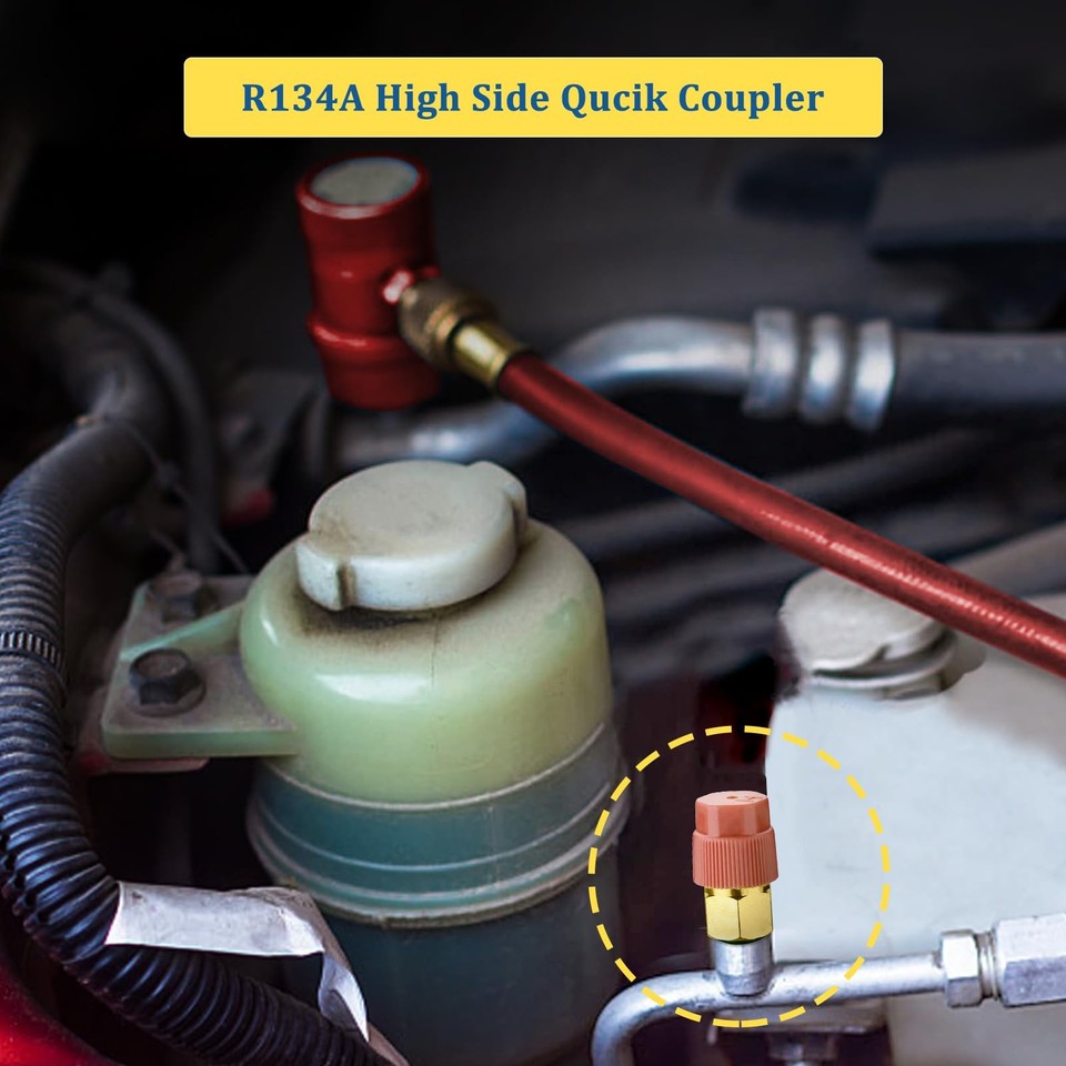 Fourtry R12 to R134a Conversion Fitting Adapter Kit - R12 to R134a ...