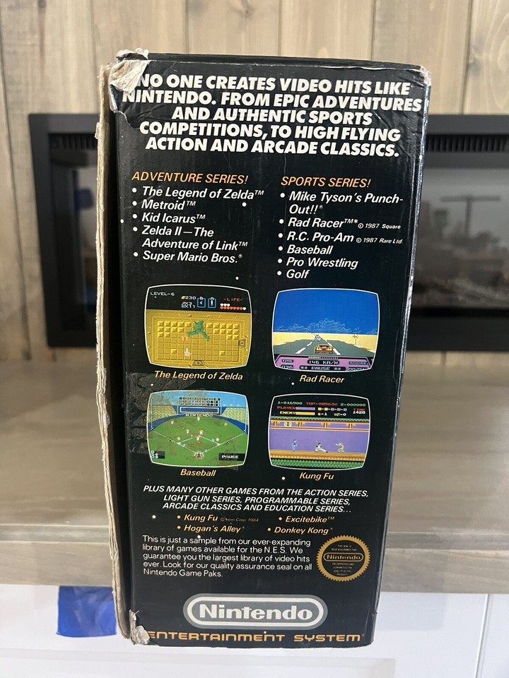 Nintendo Entertainment System (NES) Action Set - CIB (Complete in Box ...