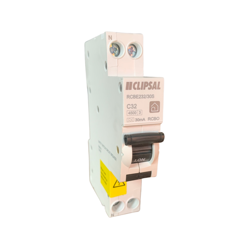 Clipsal by Schneider Electric Clipsal RCBE232/30S 32AMP RCBO 1P+N 4.5kA ...