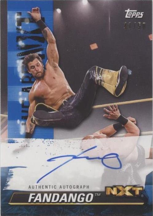 2021 Topps WWE NXT - We Are Nxt Autographs Fandango #A-FD Blue /50 (AU ...