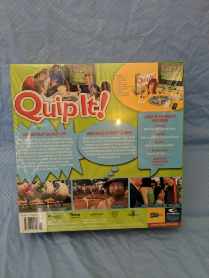 Quip It! Game NRFB by Screenlife BRAND NEW 852877000801| eBay