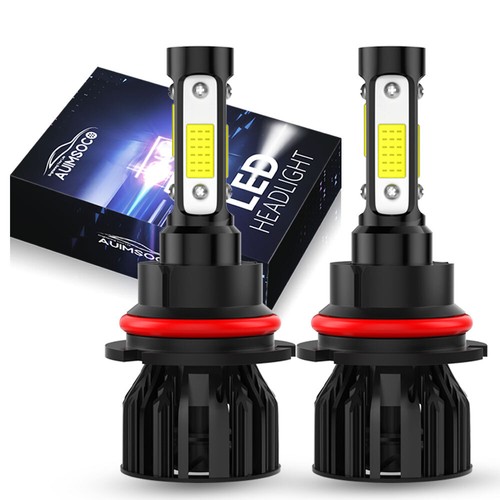 2x 9007 LED Headlight Bulbs Kit 6000K White High Low Beam Light Bulb 4 ...