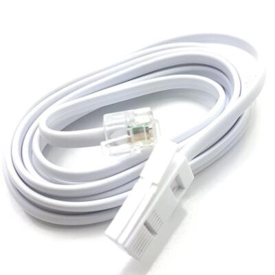 RJ11 to BT Landline Telephone Phone Cable Lead Modem FAX Plug BT Socket ...