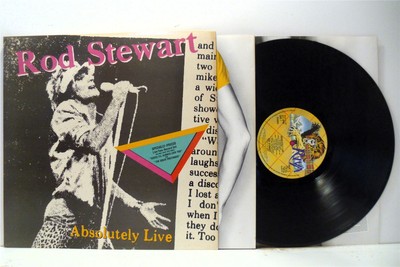 ROD STEWART absolutely live 2X LP EX/EX, RVLP 17, vinyl, album, with ...