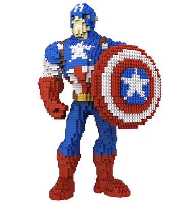 Super Hero Captain America Magic Blocks， 2323 Pcs Mini Building Blocks ...