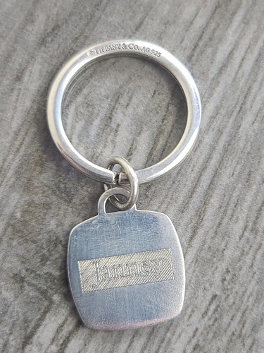 Tiffany & Co. Sterling 925 Solid Silver Key Ring Guarantee Authenticity ...