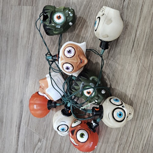Halloween String Lights Pumpkin witch Frankenstein Skull Goofy Funny ...