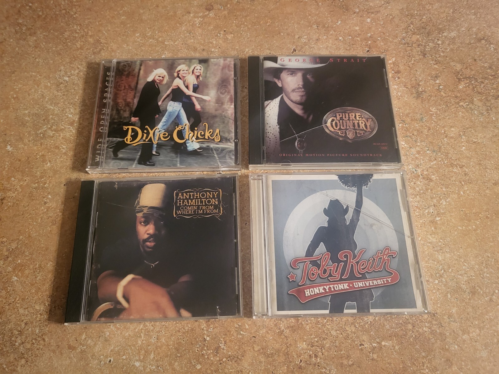 Country Music Mixed Lot Of Cds. Lot Of 4. Nice! Toby Keith, George ...