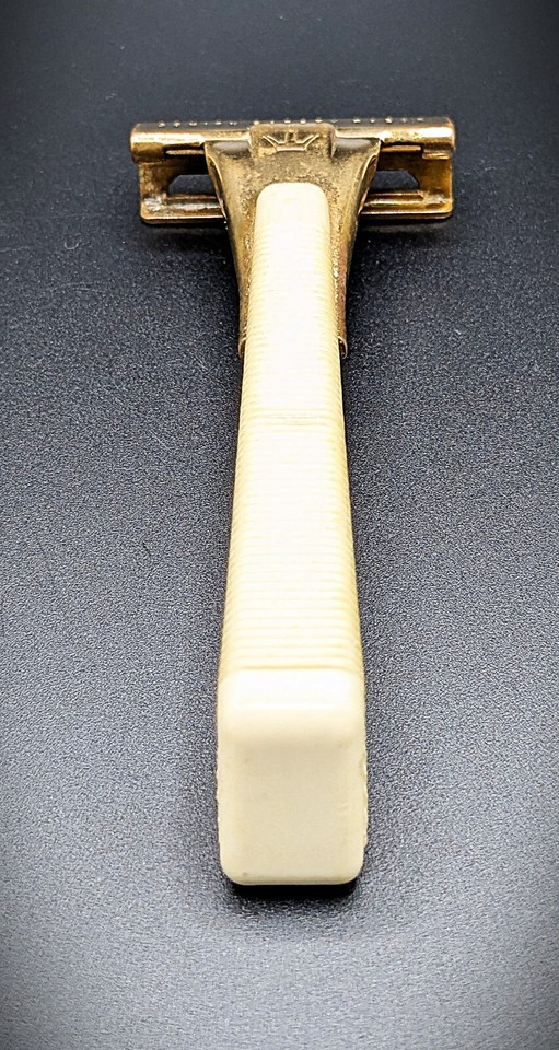 Vintage Schick Injector Gold Tone Plastic Handle Single Edge Safety ...