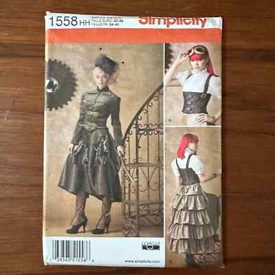UNCUT Simplicity Pattern 1558 Costume Size 6-12 | eBay