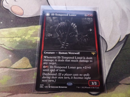MTG Ill-Tempered Loner Howlpack Avenger Innistrad: Crimson Vow Rare NM ...