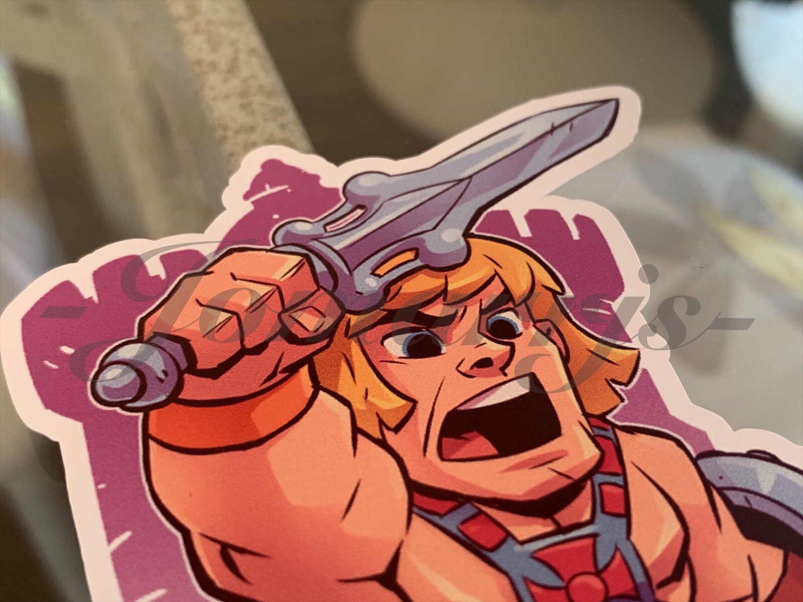 He-Man - Anime - He Man Prince Adam Chibi Custom Sticker Decal Sign dc ...