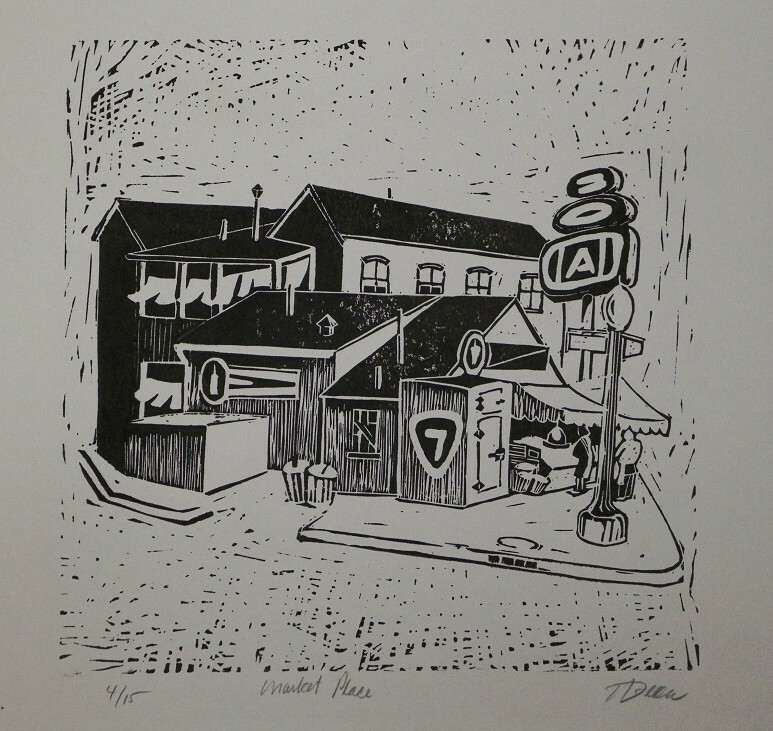 African American Artist Hilliard Dean of Wash DC Scene - Signed ...