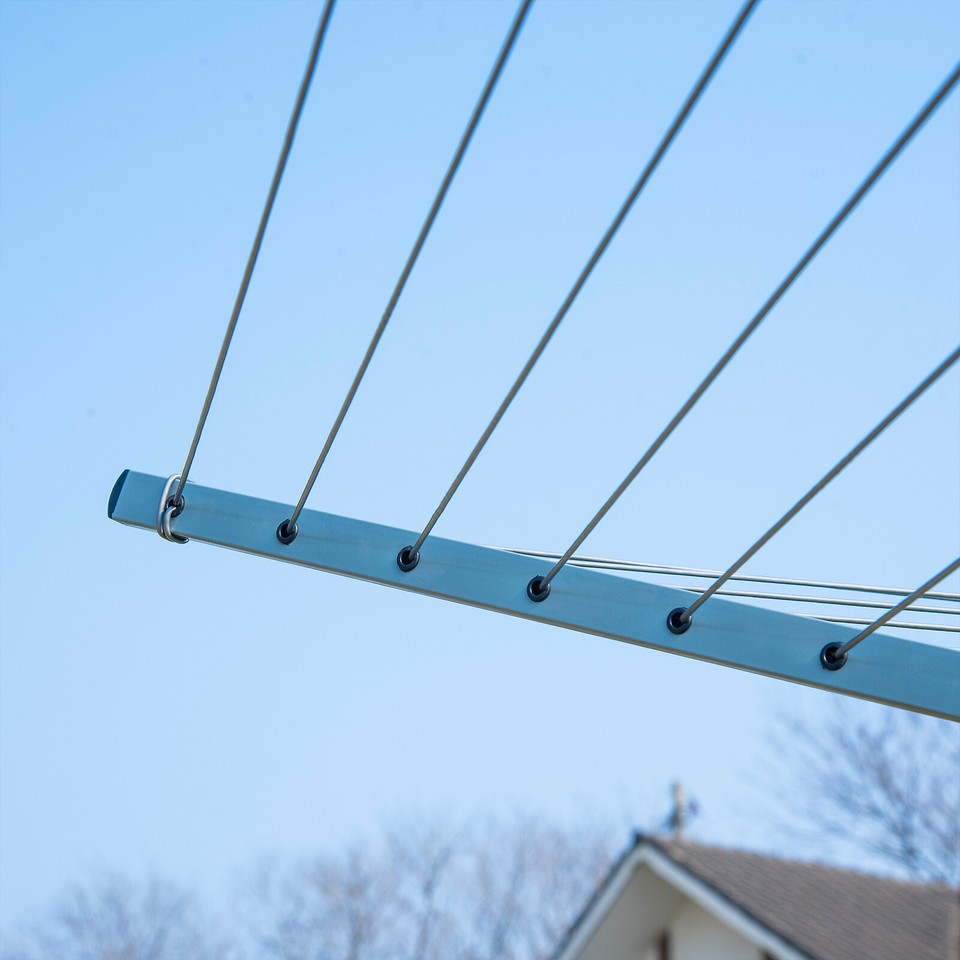 Rotary Airer Garden Clothe Line Dryer 4 Arm Outdoor Washing Line Heavy ...