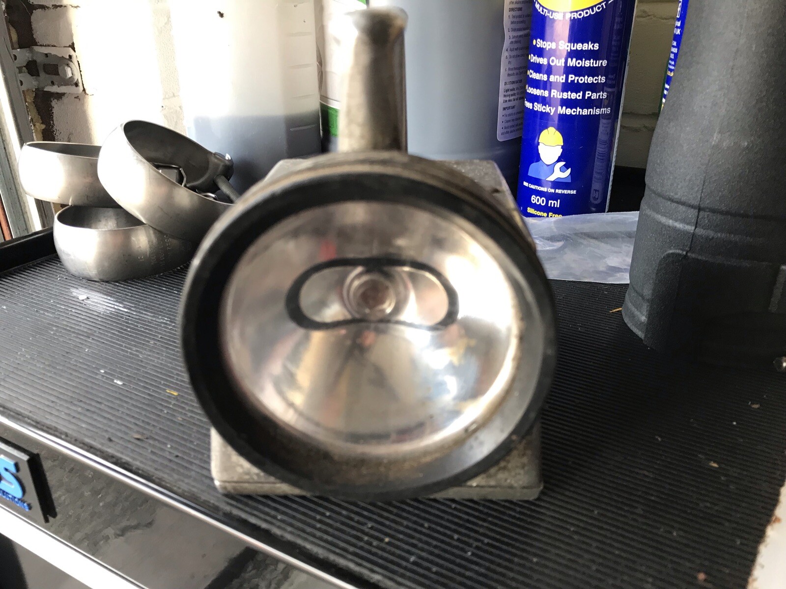 Vintage Industrial British Rail Hand Bardic Lamp Train Signal Light ...