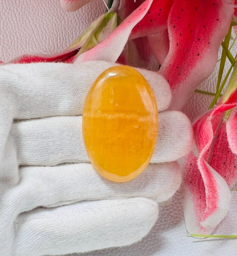 Natural Yellow Calcite cabochon Gemstone for Making Jewelry, AAA ...
