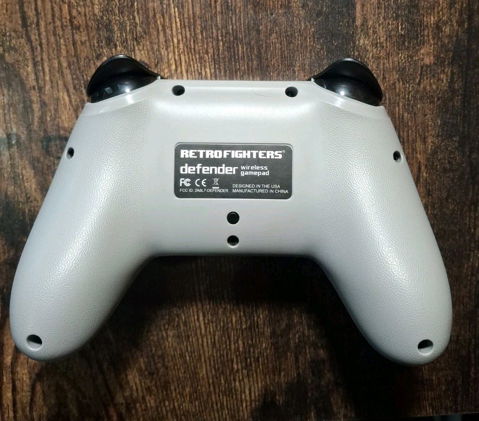 Retro Fighters Defender Wireless Gamepad Controller PS1 PS2 PS3 - Grey ...